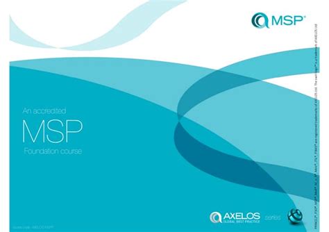 Axelos Msp® Managing Successful Programmes Foundation Pdf
