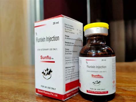 Sunvet Pharma 20ml Flunixin Injection At Rs 150box In Sirmaur Id 24759609062