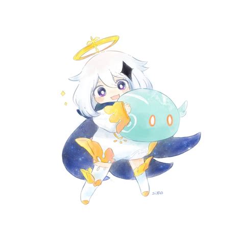 Paimon And Slime Genshin Impact Drawn By Siro Siro Danbooru