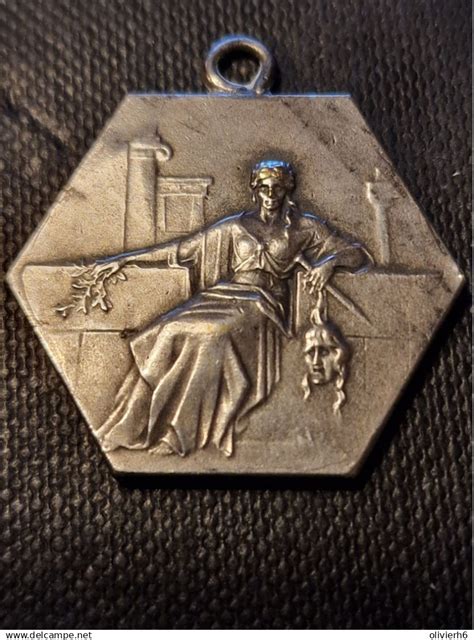 Firmas Medaille Belgique V2411c Turnhout 2 Vues Art Déco