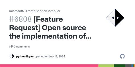 Feature Request Open Source The Implementation Of Dxildll · Issue