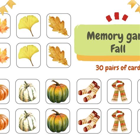 Memory Game Etsy