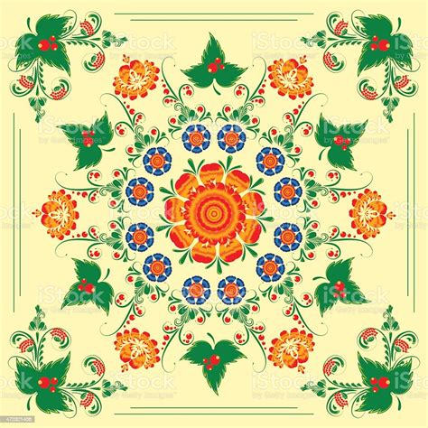 Pattern With Floral Ornament Stock Illustration Download Image Now
