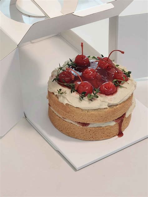 망원 비건 빅토리아케이크 글루텐프리 쌀베이킹 12cm 케이크 솜씨당