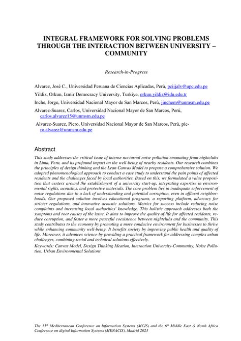 Pdf Integral Framework For Solving Problems Through The Interaction