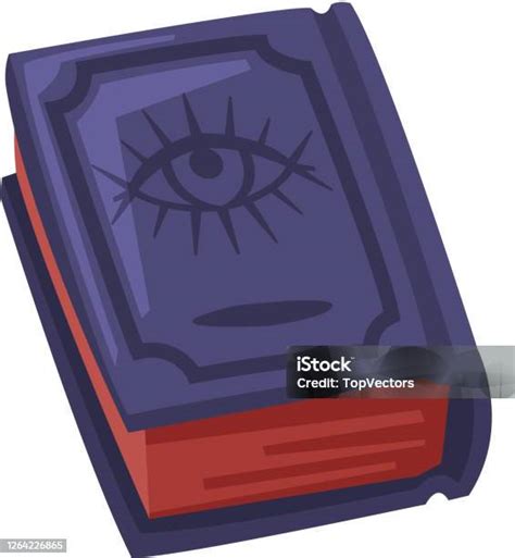 마녀 마법책 마술 속성 화이트 배경에 해피 할로윈 개체 만화 스타일 벡터 일러스트 고대의에 대한 스톡 벡터 아트 및 기타 이미지 고대의 골동품 교육 Istock