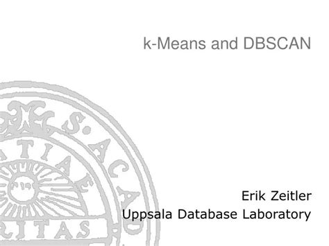 Ppt K Means And Dbscan Powerpoint Presentation Free Download Id