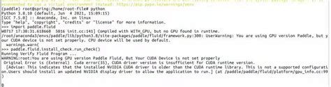 Cuda Driver Version Is Insufficient For Cuda Run Time Version Isclosed · Issue 3368