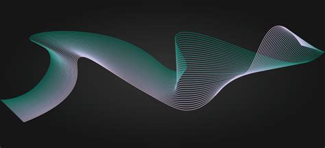 Geometric Wave Pattern For Graphic Design Dynamic Frequency Band Filter Minimalist Abstract