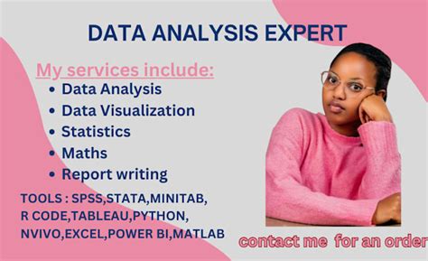 Do Statistical Data Analysis Visualization In Spssrpythonstataexceltableau By