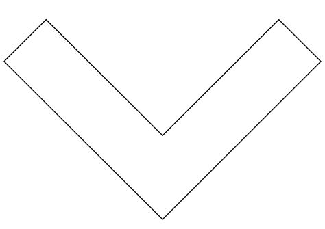 Shape Of Chevron Free Printable Papercraft Templates