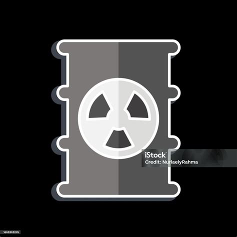 아이콘 핵 오염 기후 변화 기호와 관련이 있습니다 광택 스타일 심플한 디자인 편집 가능 간단한 그림 Practice Drill에