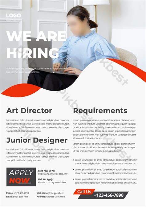 전단지 디자인을 모집합니다 Png Ai 무료 다운로드 Pikbest