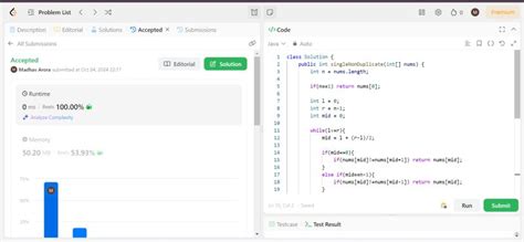 Madhav Arora On Linkedin Leetcode Dsa Java Problemsolving Codingjourney Arrays Binarysearch