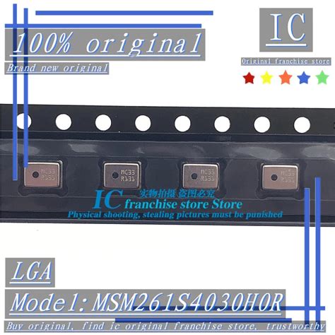 100 Brand New Original 5pcs 10pcs Msm261s4030h0r I2s Bus Digital Silicon Microphone Forward