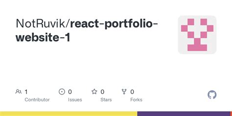 github notruvik react portfolio website 1