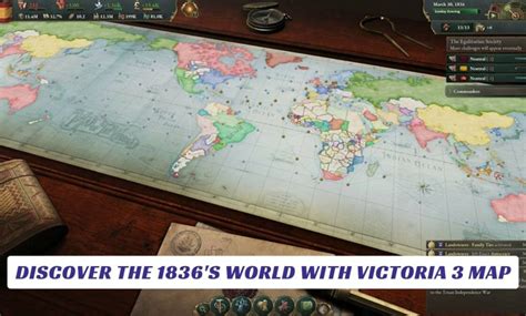 Discover The 1836s World With Victoria 3 Map Lawod