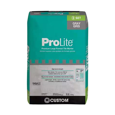 Custom Prolite Premium Large Format Tile Mortar 30 Lb