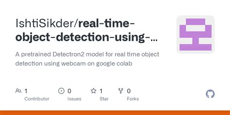github ishtisikder real time object detection using detectron2 a