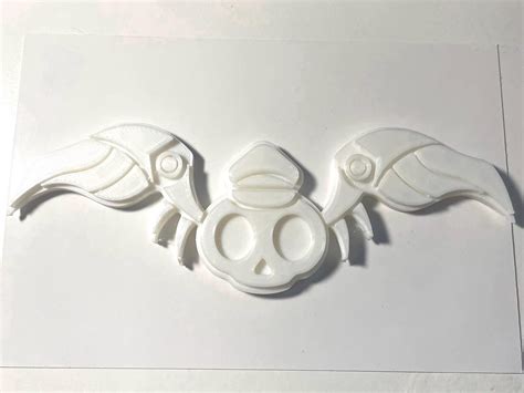 Custom Murder Drones N Pilot Cap Badge 45 Inch Pla Plastic Prop Etsy
