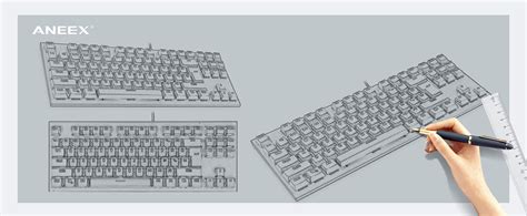 Buy Wholesale China Factory Custom Gaming Keyboard 87 Keys Rgb Led Light Mechanical Keyboard For