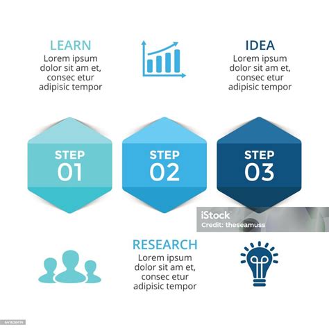 Vector Arrows Infographic Diagram Chart Graph Presentation Business Concept With 3 Options Parts