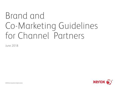 Xerox Branding Style Guides