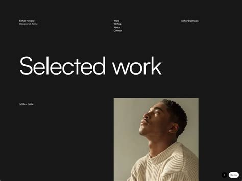 Baseline Portfolio Template Framplates Framer Templates