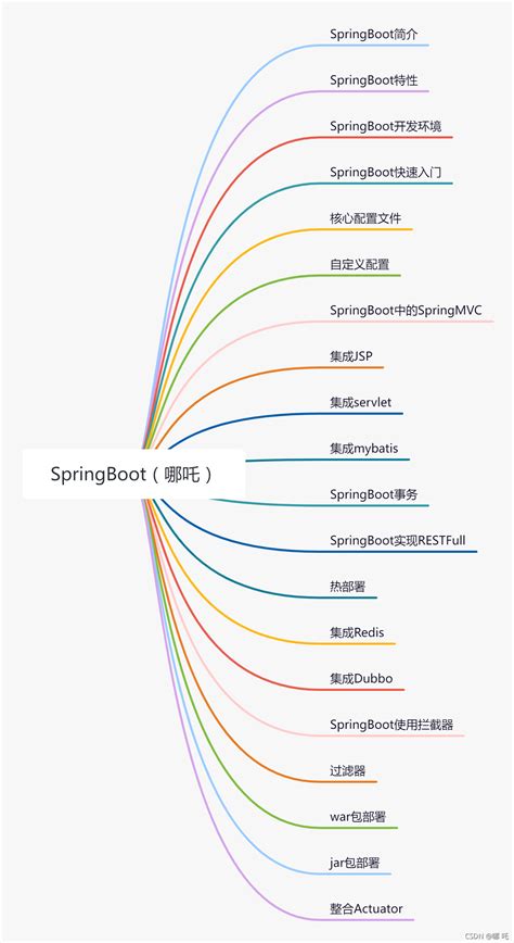 Springboot学习路线总结（附思维导图） Csdn博客