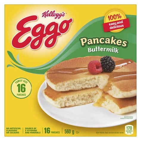 Buy Kelloggs Eggo Frozen Pancakes Buttermilk 16 X 35 G Iga