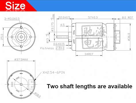 China Customized Permanent Magnet Dc Motor Hall Encoder Speed Measuring Motor Manufacturers