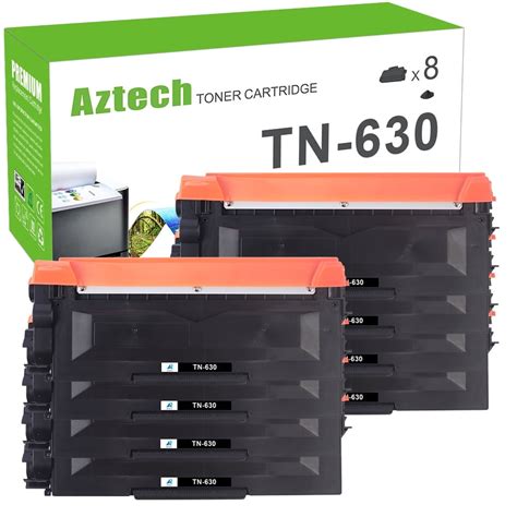 Aaztech 8 Pack High Quality Compatible Toner Cartridge For Brother Tn