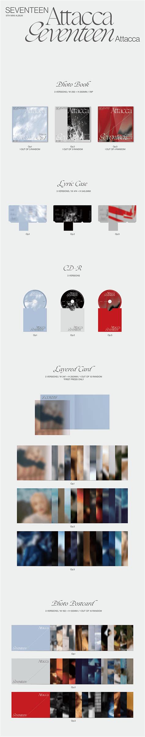 Seventeen 9th Mini Album Attacca Standard Ver The Midnight Market