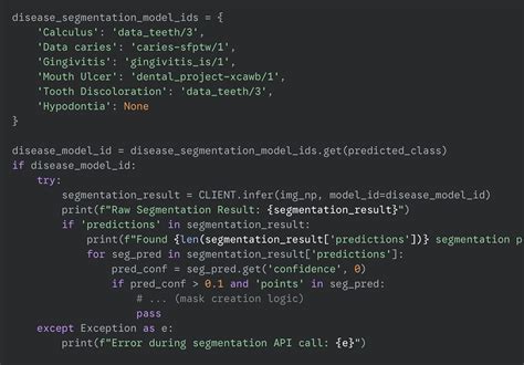 Segmentation Model Dentalproject Xcawb1 Returns Empty Predictions