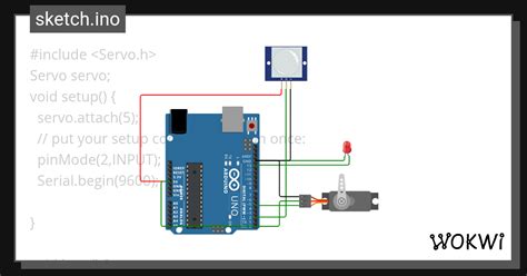 Pir Senser Wokwi Esp32 Stm32 Arduino Simulator