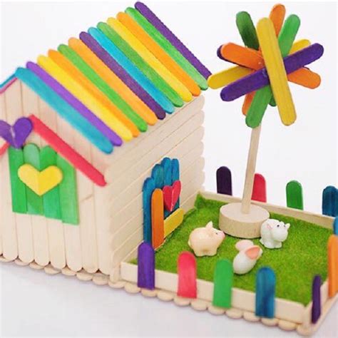 Палочки для мороженого поделки фото и картинки 70 штук