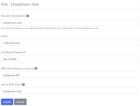 azure app service san rcl ssl docs