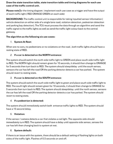 Solved Draw The State Transition Table State Transition Chegg Com