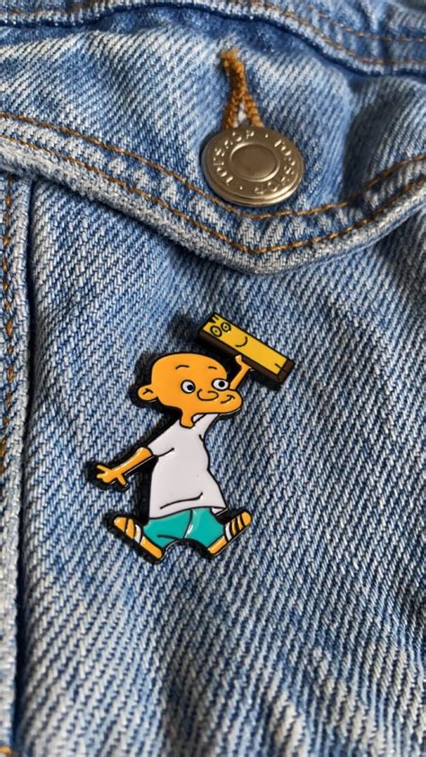 Ed Edd And Eddy Jonny Plank Pin Badge Etsy