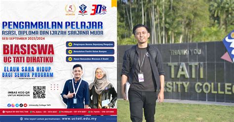 Permohonan Kemasukan Uc Tati 2023 2024 Sesi September