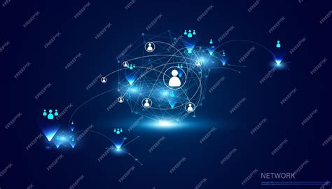 Premium Vector Abstract Technology Communication Borderless Internet 5g Internet Of Things