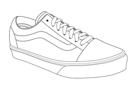Printable Vans Shoe Template Printable Vans Shoe Template