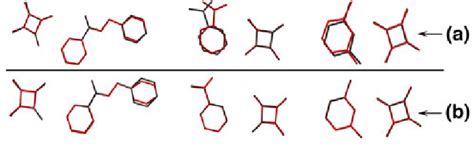 Atom By Atom Superimposition Of The Structures Calculated A Dft B3lyp