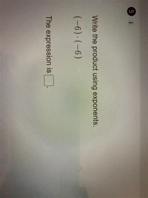 Answered Write The Product Using Exponents Bartleby