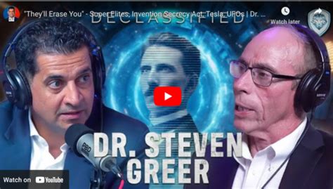 “theyll Erase You” Super Elites Invention Secrecy Act Tesla Ufos