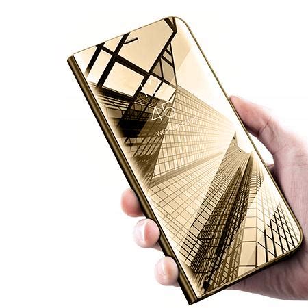Etui na Xiaomi Redmi Note Pro Flip Clear View z klapką Złoty sklep internetowy