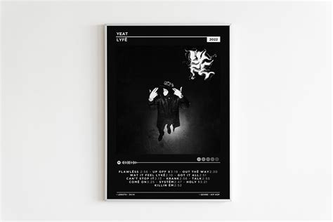 Yeat Lyfe Posters Yeat Albums Album Cover Poster