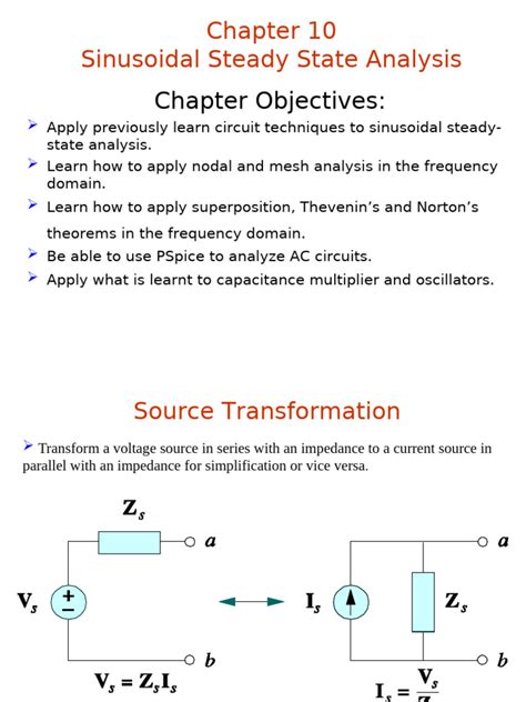 Sinusoidal Steady State Analysis B Pdf Electrical Impedance Electrical Network