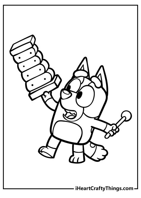 Unleash Your Creativity With Bluey Coloring Pages Free