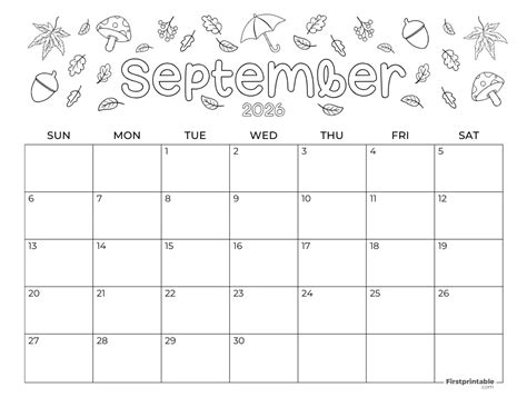 September 2026 Calendars 40 Free Printable Pdf